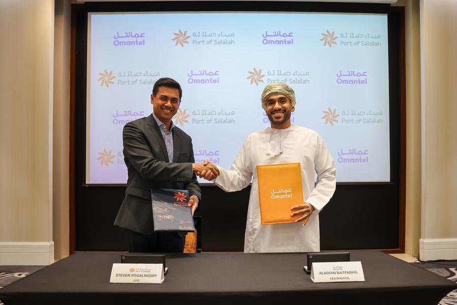 Omantel in partnership with Port of Salalah launch first-of-its-kind 5G ...