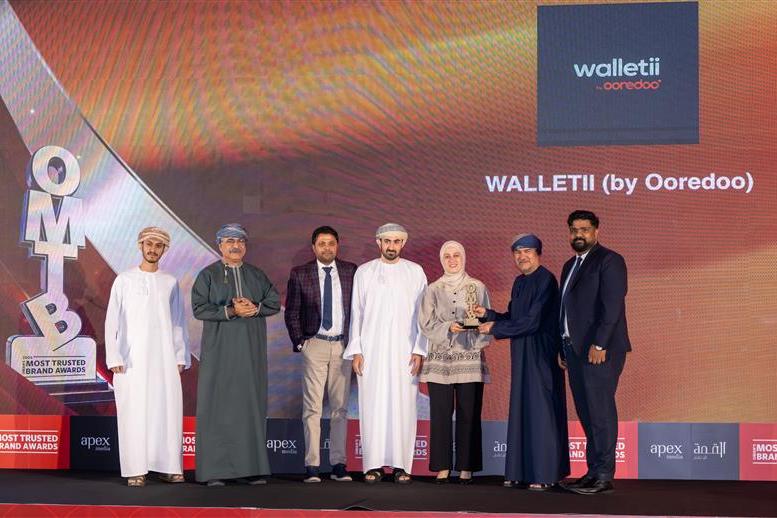 Walletii by Ooredoo named Oman’s Most Trusted Fintech Brand 2025