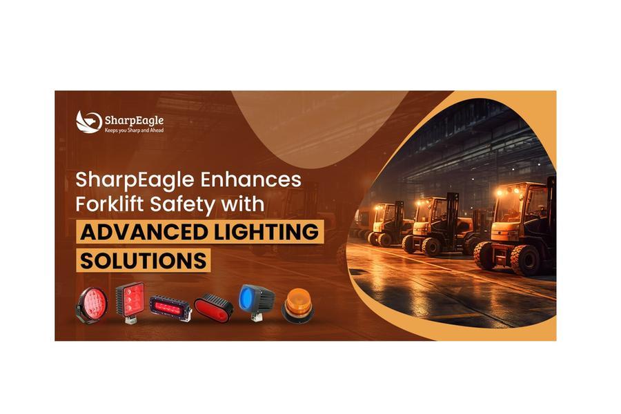 SharpEagle enhances forklift safety with advanced lighting solutions