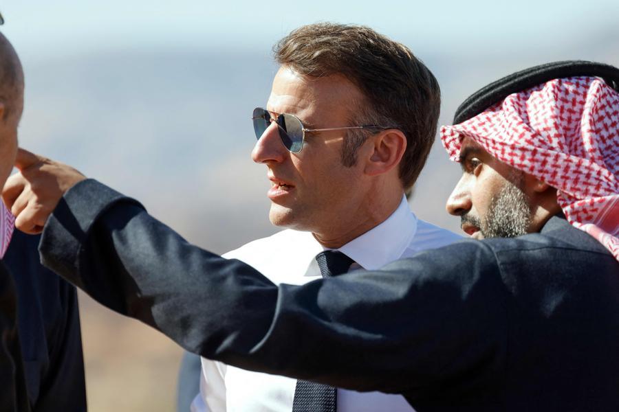 Saudi Arabia, France launch Villa Hegra project during Macron's AlUla visit
