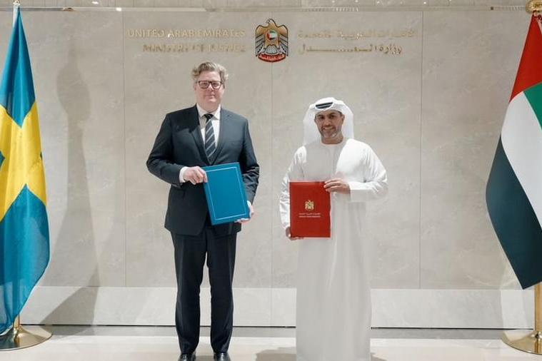 UAE, Sweden sign judicial, legal cooperation agreements