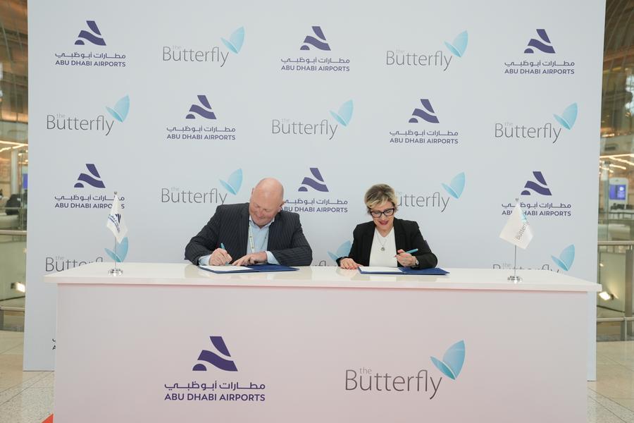 Abu Dhabi Airports signs partnership with The Butterfly to advance ...