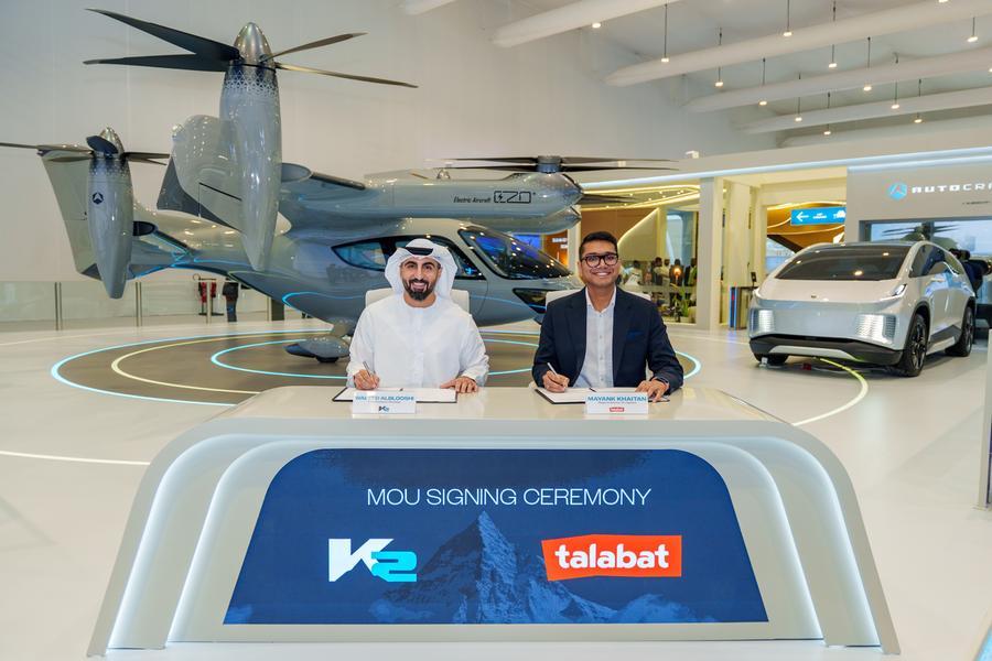 Talabat UAE, K2 sign MoU on commercial drone delivery service