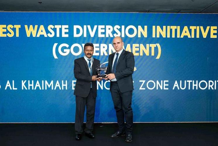 RAKEZ wins silver award for Best Waste Diversion Initiative at Middle ...