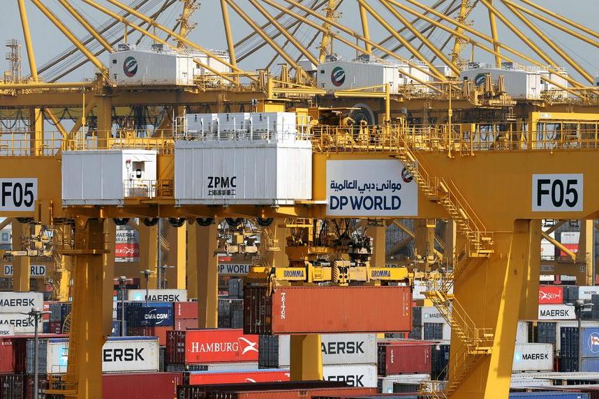 Debris from aerial interception ignites fire at Jebel Ali Port ...