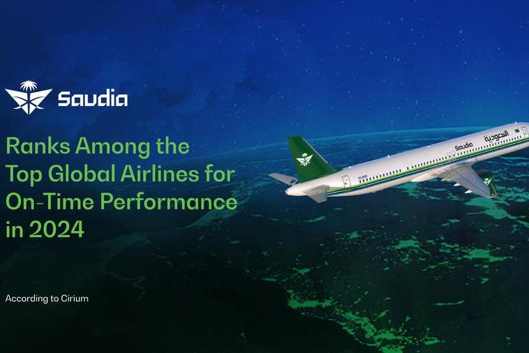 Saudia achieves global leadership in on-time performance for 2024