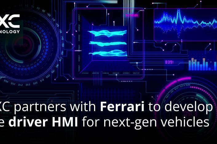 DXC partners with Ferrari to develop the driver HMI for next-gen vehicles