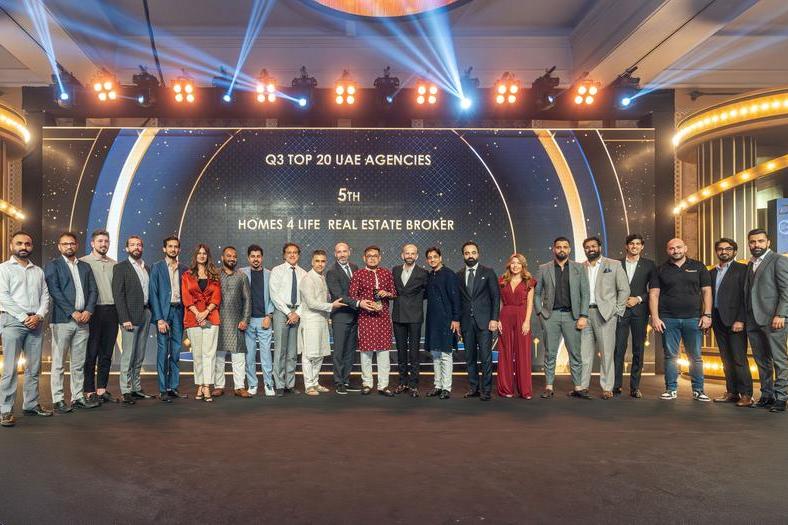 Homes 4 Life Real Estate secures 5th position at DAMAC Broker Awards 2024