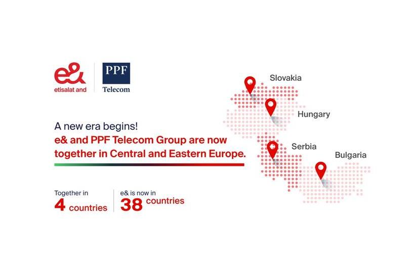 E& completes acquisition of controlling stake in PPF Telecom