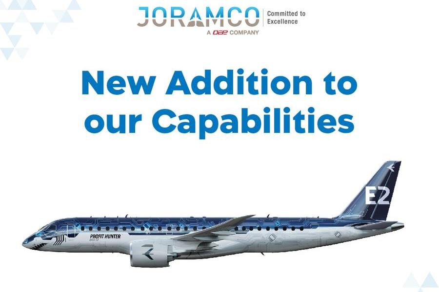 Joramco expands MRO capabilities to include the Embraer E2 aircraft