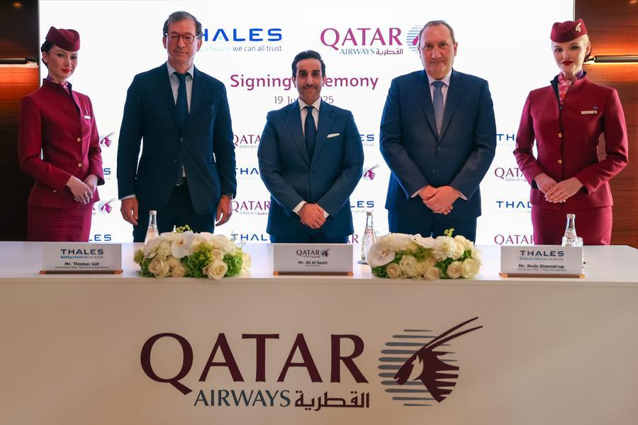 Thales and Qatar Airways sign agreement regarding the latest IFE ...