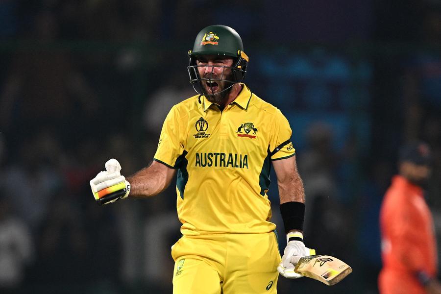 Glenn Maxwell hits fastest World Cup century in 40 balls