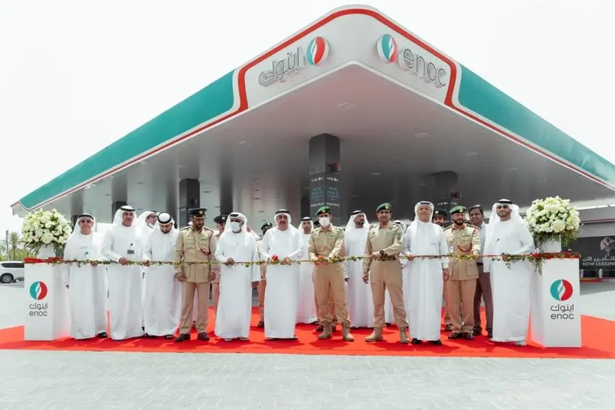 Dubai Police Commander-in-Chief opens ENOC’s newest service station