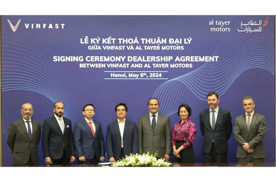Al Tayer Motors signs electric vehicle manufacturer Vinfast Auto