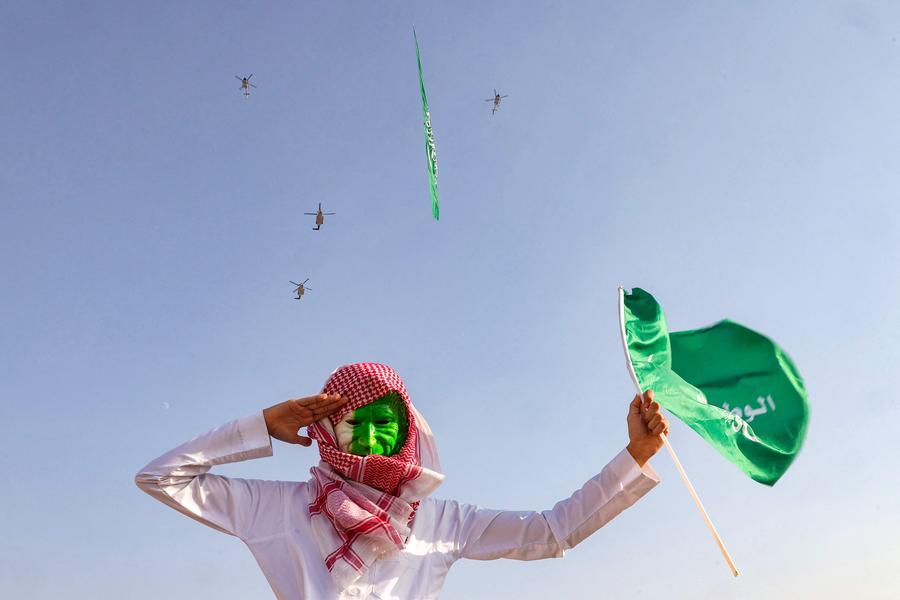 Millions of viewers across Kingdom enjoyed Saudi National Day fireworks ...