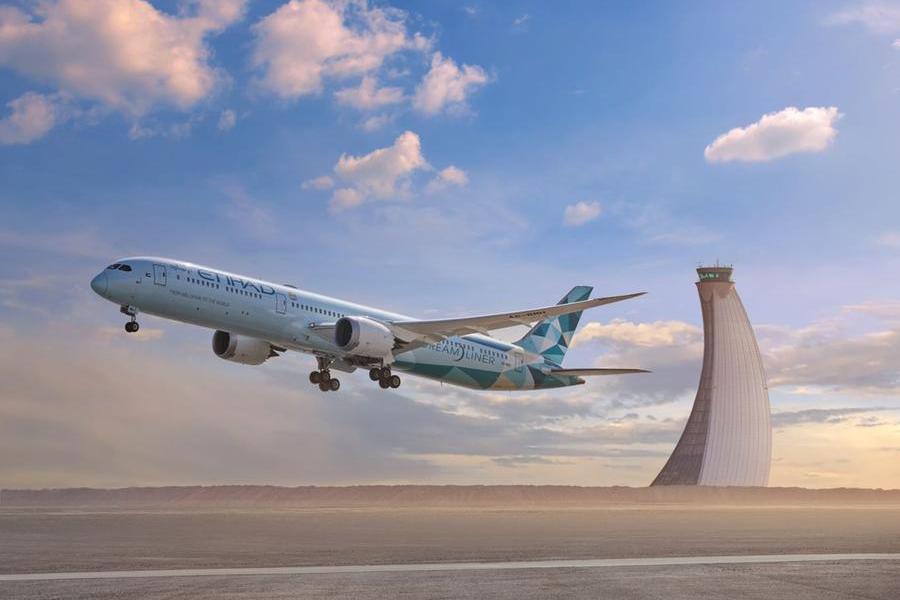 First Etihad Airways flight using sustainable aviation fuel