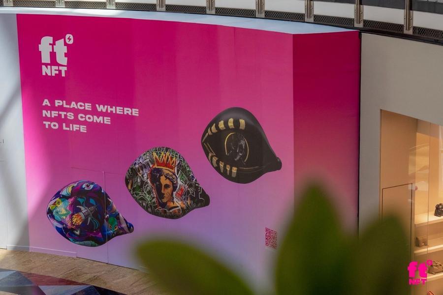 The grand opening of the ftNFT shop, on December 22nd, in Dubai