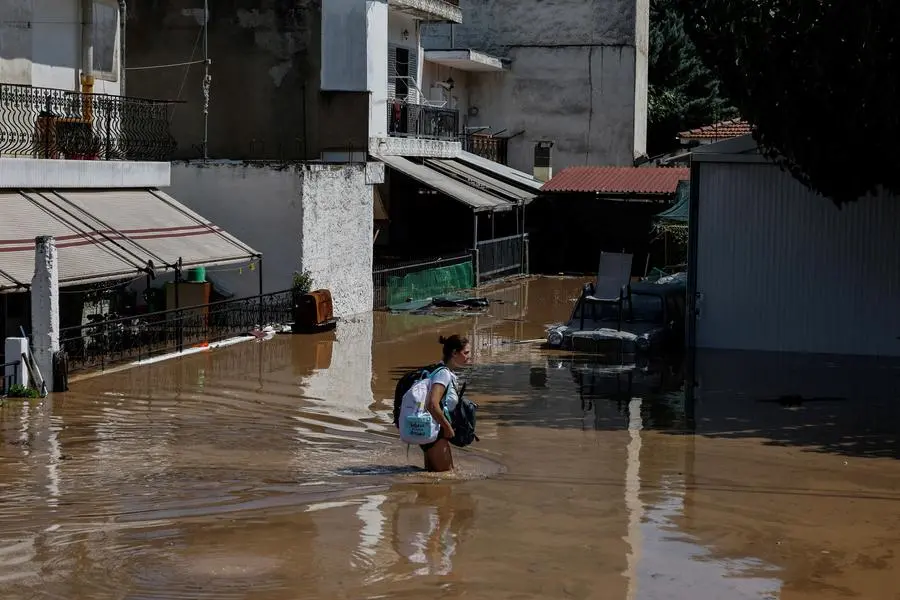 Hundreds rescued after storm in Greece