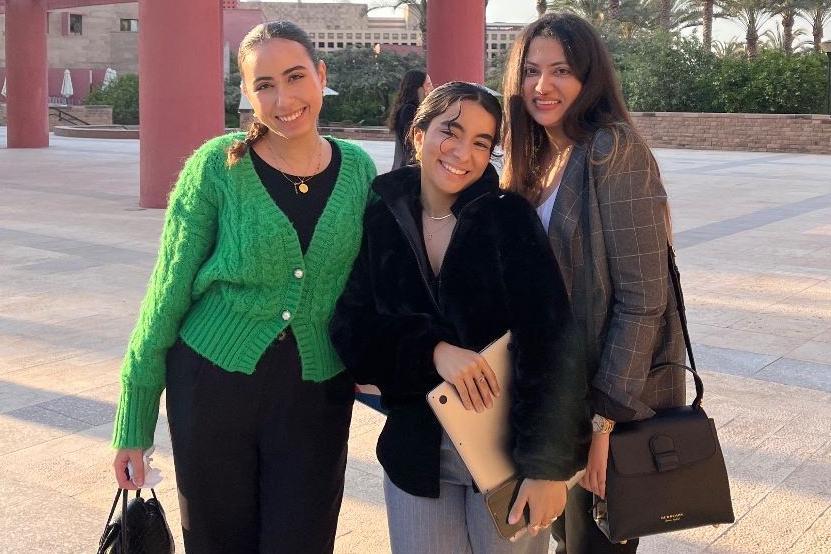 AUC students win top honors with sustainable shopping app