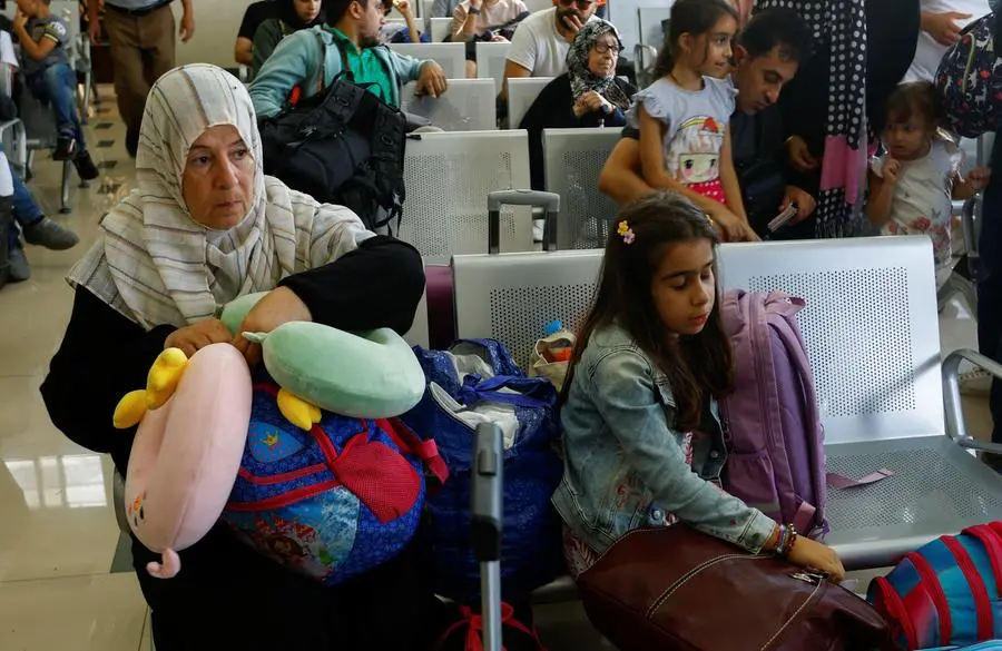 Scenes from the Rafah crossing