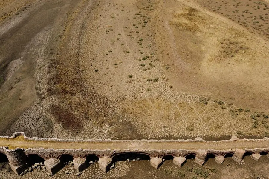 Droughts reveal long-submerged relics