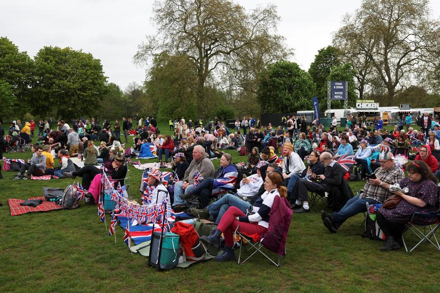 Crowds gather in London for moment in history as King Charles is crowned