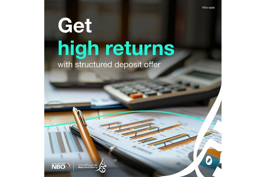 Experience financial growth with NBO Muzn’s structured deposit