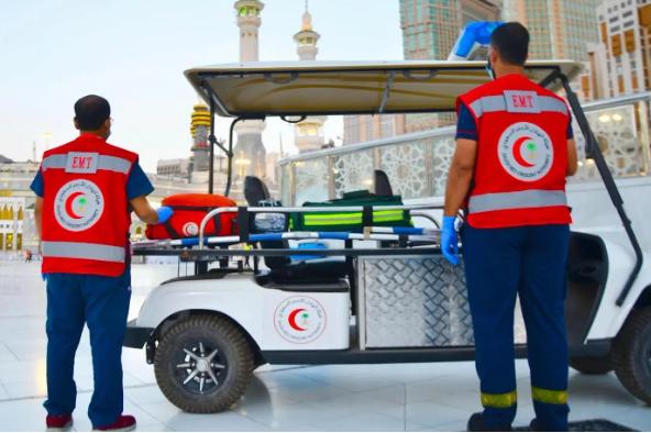 Heart attack at the Haram: Saudi Red Crescent team performs life-saving ...