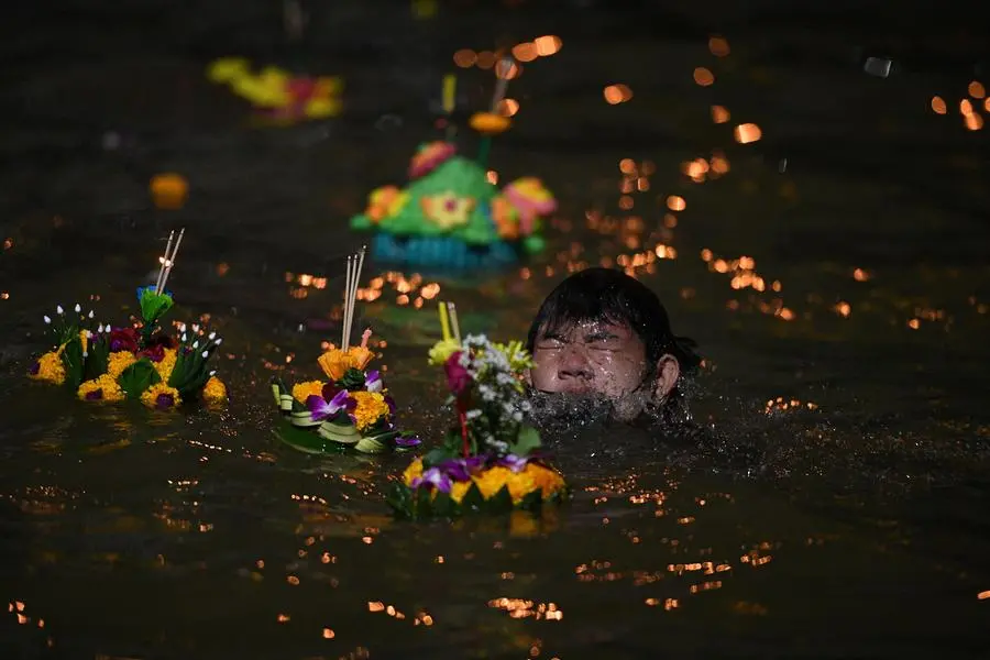 Thailand's floating basket festival