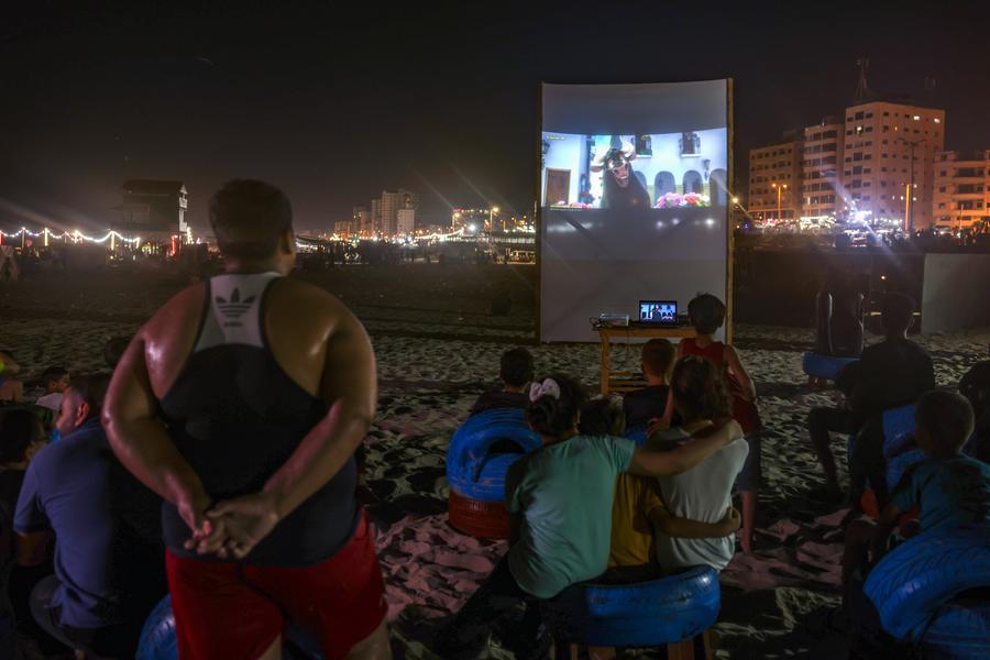 Gaza open-air cinema a breath of fresh air for Palestinians