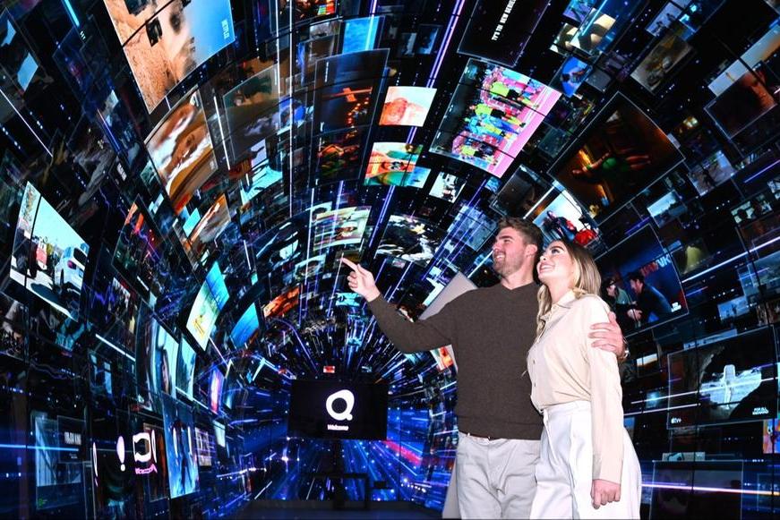 LG captivated CES 2024 spectators with immersive webOS experience zone
