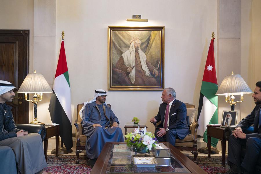 UAE President and King of Jordan discuss bilateral ties and regional ...
