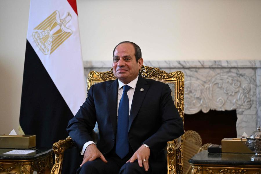 Egypt leader arrives in Turkey on trip to mend ties