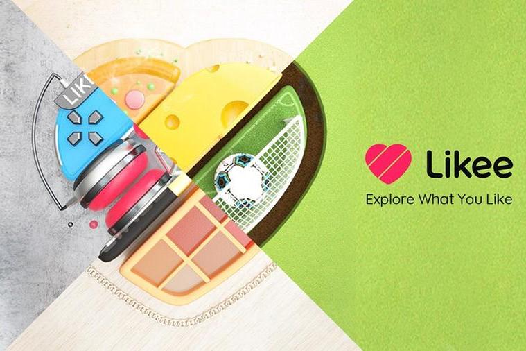 Likee's refreshed logo and slogan invite users to explore their interests