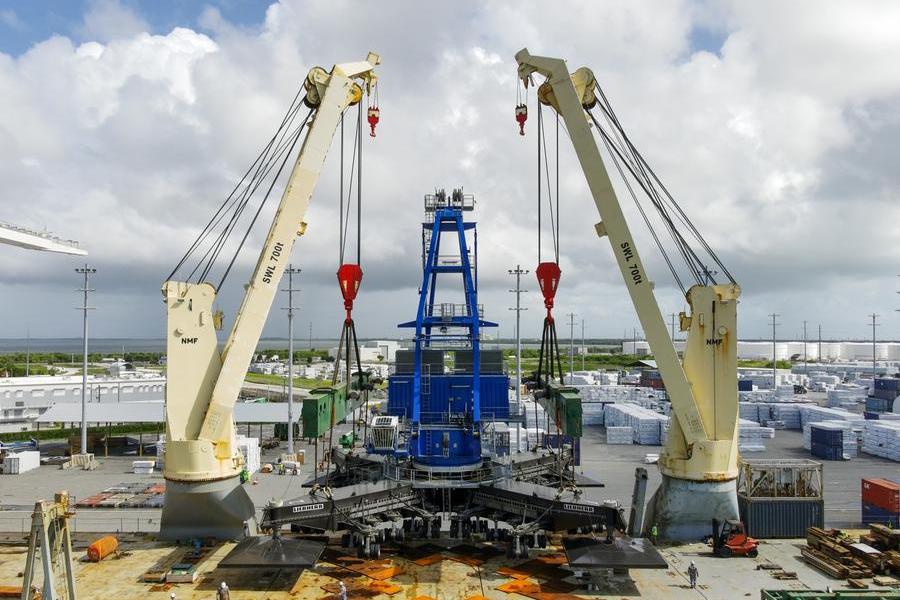 GT USA’s Canaveral Cargo Terminal records heaviest lift crane operations