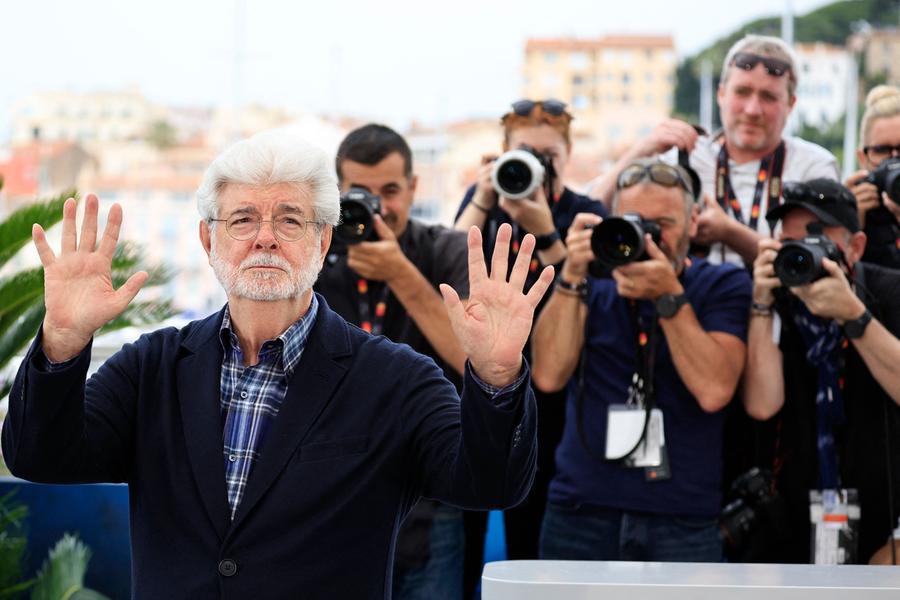 Lucas on 'Star Wars' critics, diversity, and sneaking into Cannes