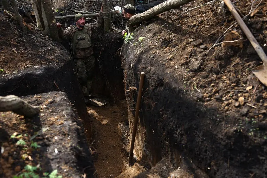 Fighting in trenches: Life at Ukraine's front line