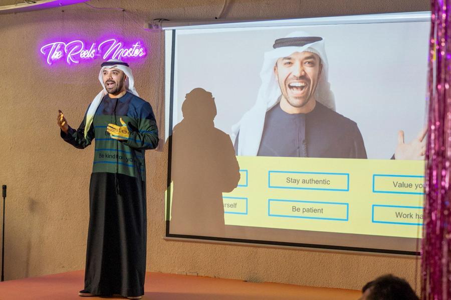 Meta hosts Khalid Al Ameri for its first Reels Masters workshop in ...