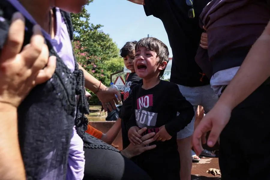 Hundreds rescued after storm in Greece