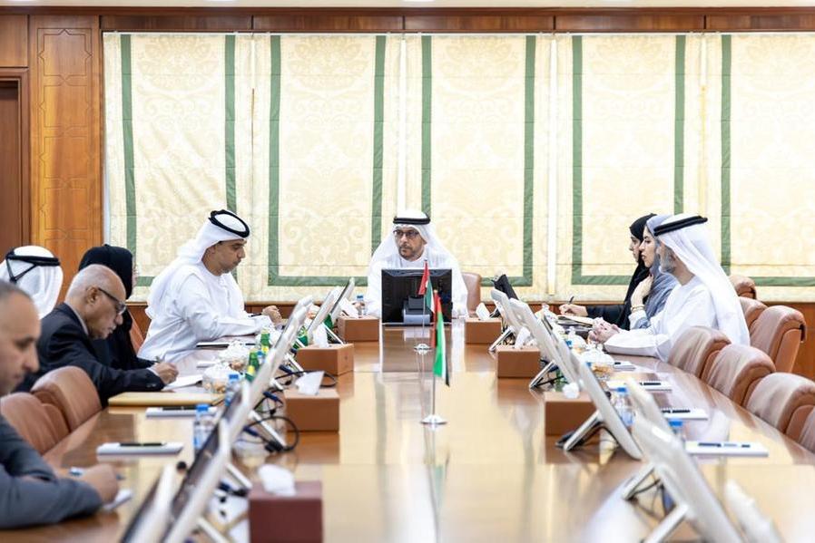 Government entities in Ajman discuss developing emirate's economic sector