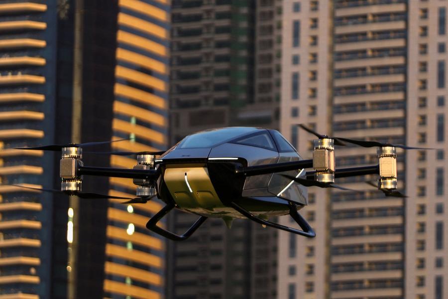 Dubai hosts maiden public test flight of eVTOL flying car