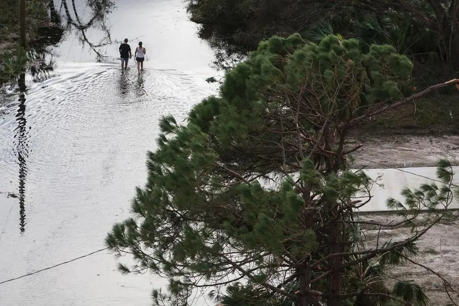 Hurricane Ian's devastation seen from above