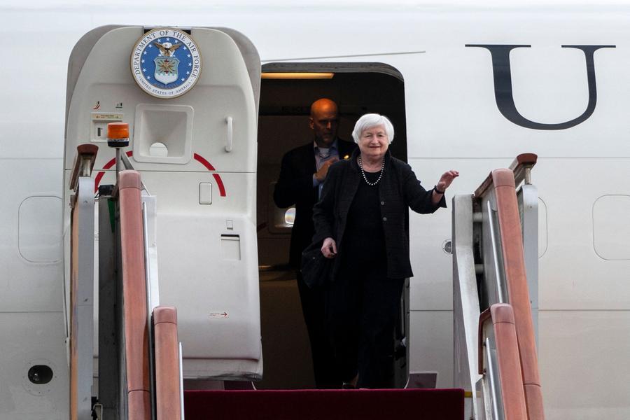 Yellen arrives in China as US seeks to stabilise ties