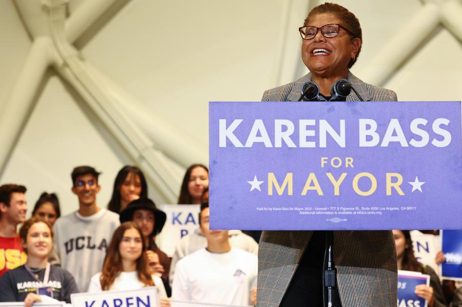 Los Angeles Elects Karen Bass As First Woman Mayor
