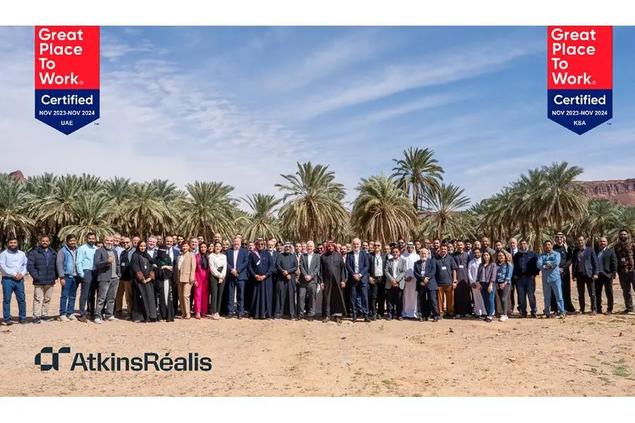 AtkinsRéalis awarded Great Place to Work® certification in the UAE & KSA