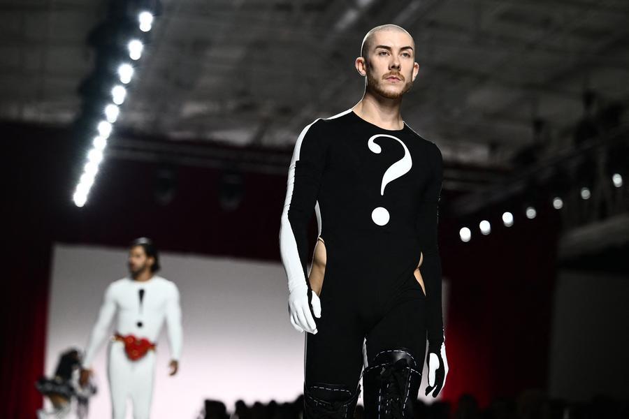 Moschino unveils first men's collection by Appiolaza in Milan