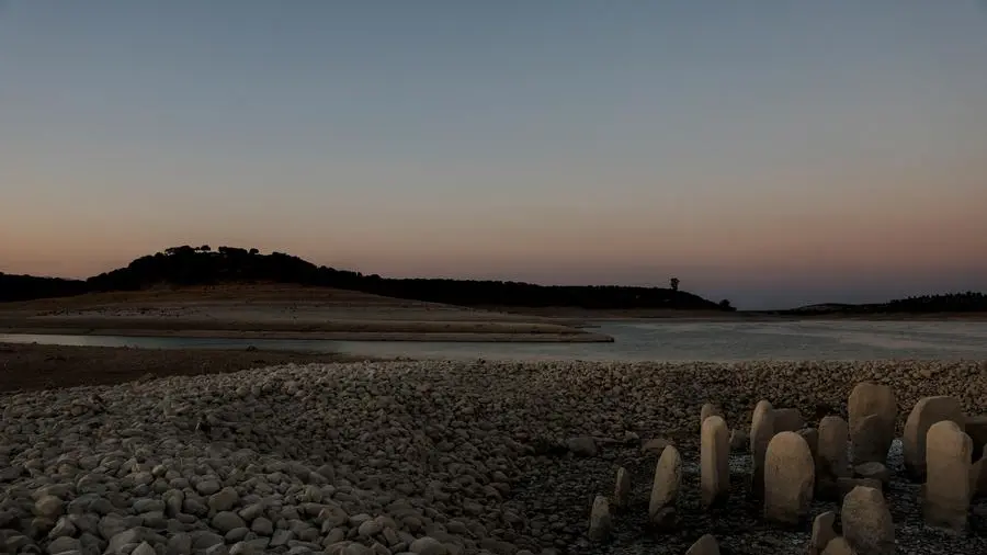 'Spanish Stonehenge' emerges from drought-hit dam