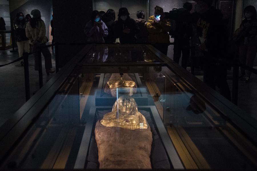‘Golden boy’ mummy protected by 49 precious amulets