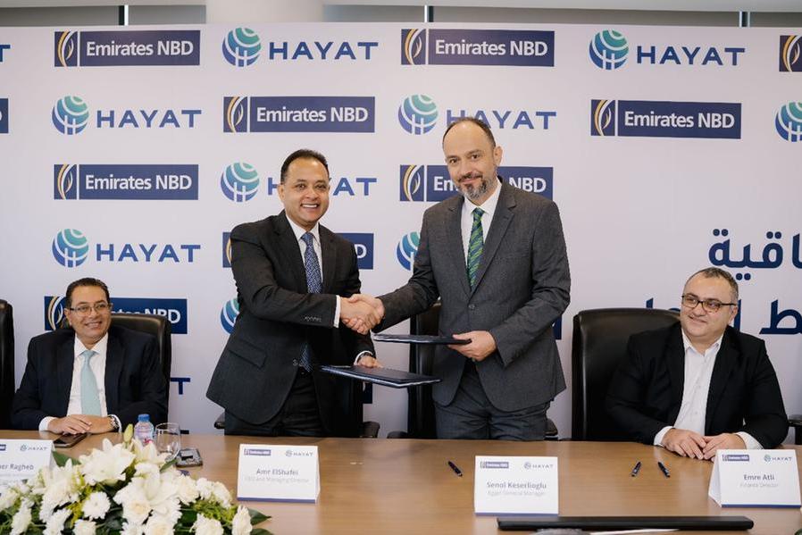 Emirates NBD-Egypt signs EUR 30mln medium-term loan agreement for Hayat ...