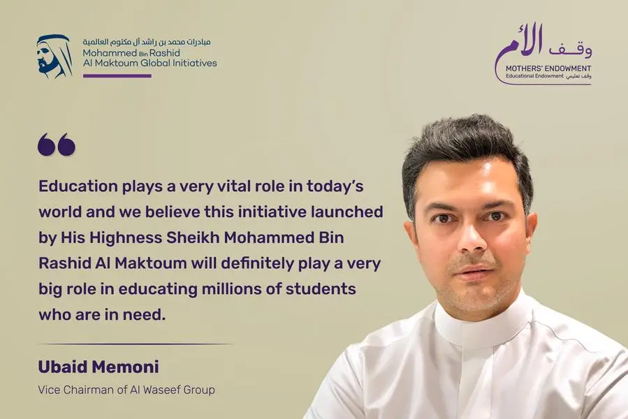 Al Waseef Group donates AED 2mln to Mothers’ Endowment campaign